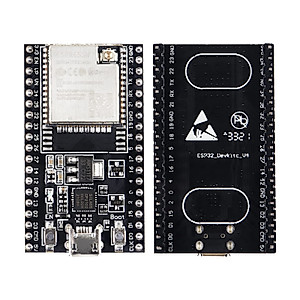 Alinan 4pcs ESP32-DevKitC Core Board ESP32 Development Board ESP32-WROOM-32U WiFi Bluetooth Development Board for Arduino IDE(ESP32-WROOM-32U)
