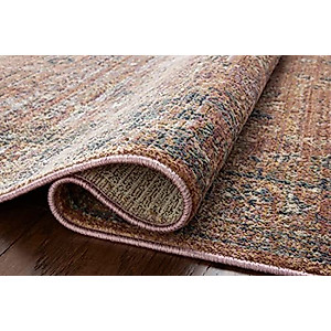 Loloi Jean Stoffer Bradbury Collection, Sunset & Multi, 2'-6" x 12'-0" Runner Rug – Modern & Traditional Area Rugs for Living Room Bedroom Entryway & Hallway No Shed High Traffic Area Decor Rug