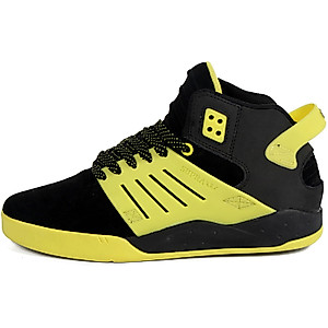 Supra Skytop III Skate Shoe - Women's Black/Yellow, 7.5