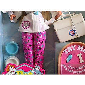 1996 Barbie Pet Doctor with dogs and cat (adorable pets magically wiggle-waggle when you pet them)