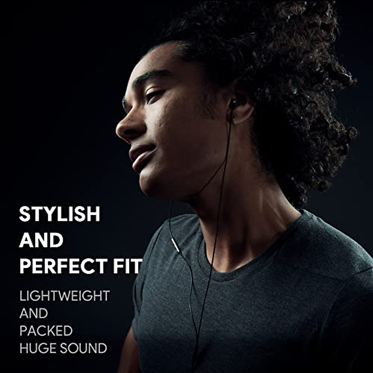 PALOVUE USB C Headphones Earbuds, in-Ear Type C Magnetic Earphones with Microphone Compatible for Samsung Galaxy S23 S22 S21 Ultra S20 FE Note 20 10 A53 A54, Google Pixel 7 6 5 4, One Plus, Black