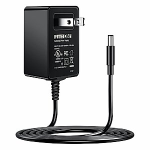 FITE ON 6V 2A [6 Volts 2 Amps] Adapter Power Supply AC to DC Plug 5.5 x 2.1mm & 2.5mm for 6volt 100mA 300mA 500mA 600mA 800mA 900mA 1000mA 1500mA 2000mA