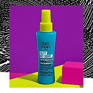 Bed Head by TIGI Salty Not SorryTM Texturizing Salt Spray for Natural Undone Hairstyles 100ml (Pack of 3)