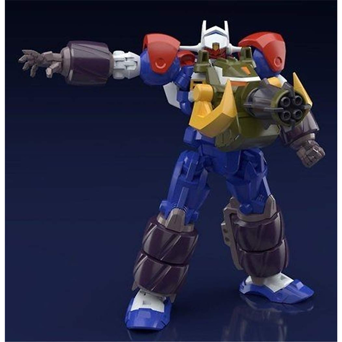 Bandai Shokugan Super Mini PLA Gear Fighter Dendoh Full Armor Dendoh Option Parts & Gatling Boar & Dragon Flare Set