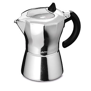 aerolatte Moka Stovetop Espresso Pot Coffee Maker, 6 Cup Capacity