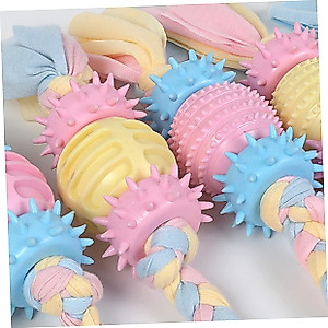 FOMIYES 1pc Pet Playing Toy Female Dog Toy Pet Dental Cleaning Cotton Rope Pet Toy Dog+Toy Pet Educational Dog Bite Toy Pet Door Handle Cat Toy Toys Pet Chew Toy The Dog Cloth