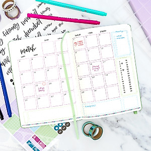 PAPERAGE Dotted Journal Notebook, (Black), 160 Pages, Medium 5.7 inches x 8 inches - 100 GSM Thick Paper, Hardcover