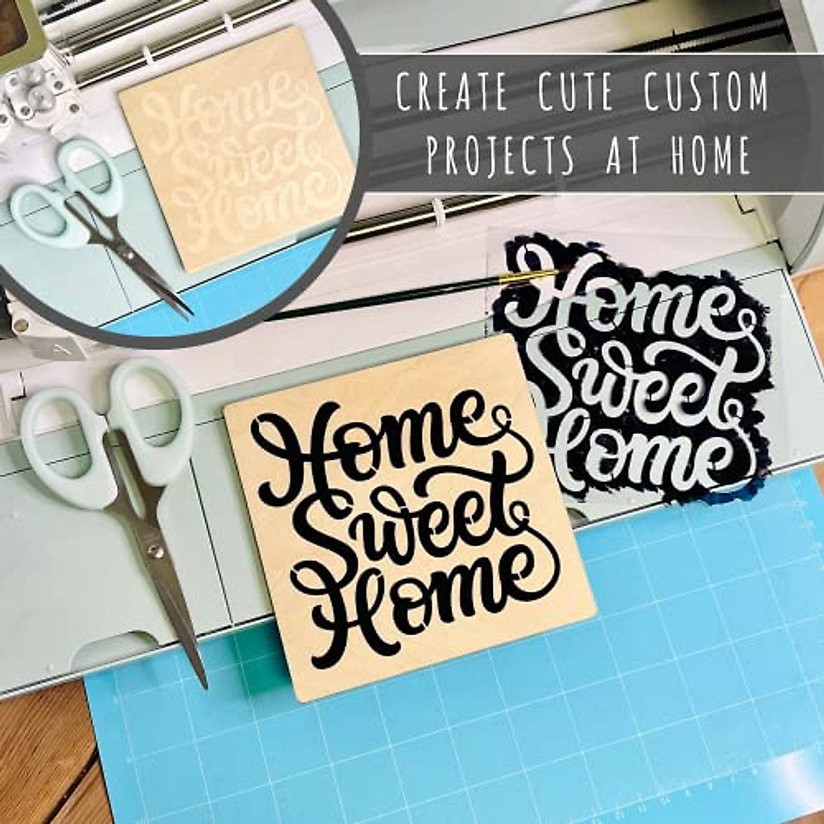 Easy Cut Stencil Sheet Set of 24-12”x12” Acetate Mylar for Cricut Vinyl Cutting – Craft Material