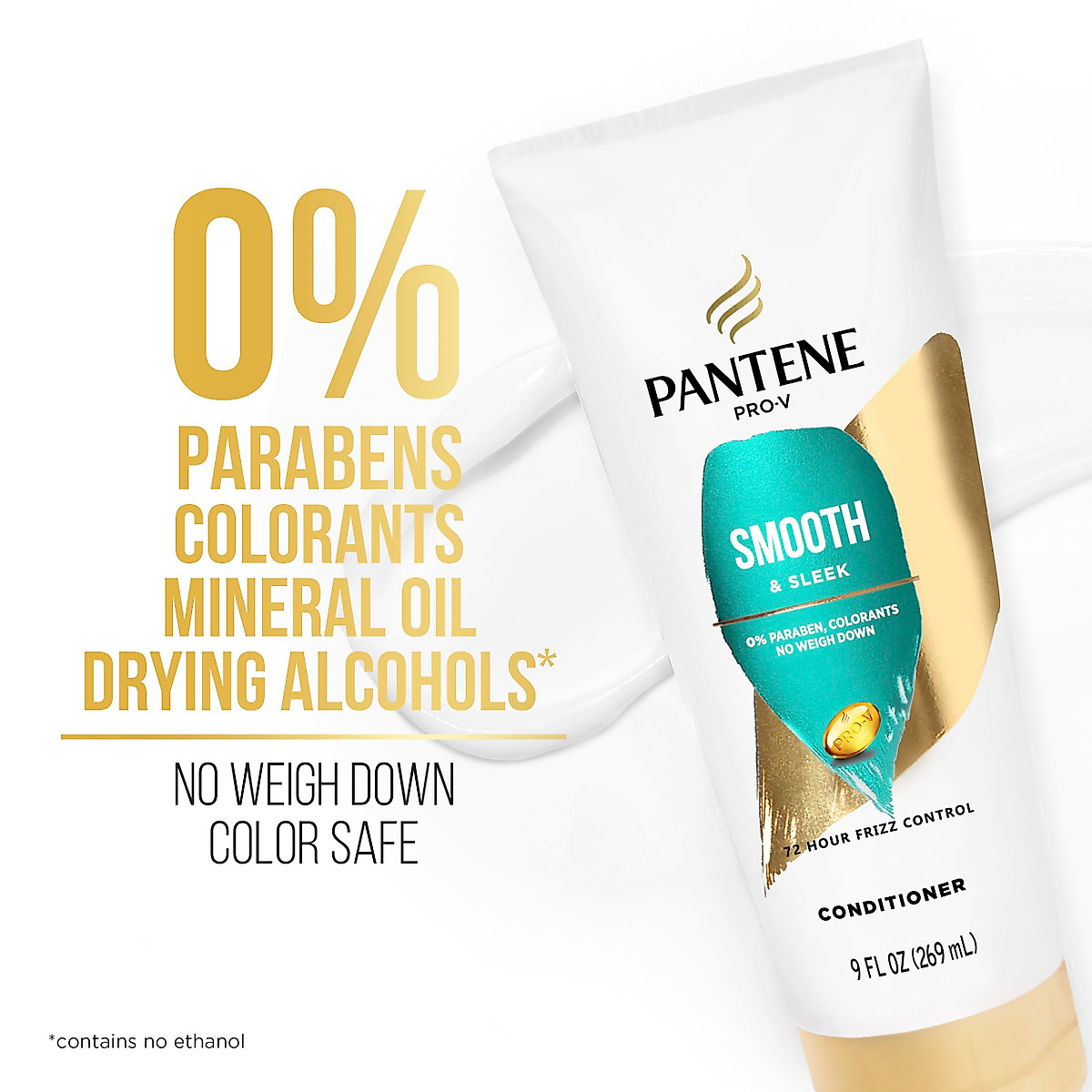 Pantene Pro-V Smooth & Sleek Duo Set Shampoo & Conditioner 12-12.6 Fl Oz