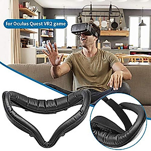 N/W Face Mask Cover,Silicone VR Face Cover for Oculus Quest2 VR Eyewear Steam Waterproof Face Moisturizing Beautity Mask