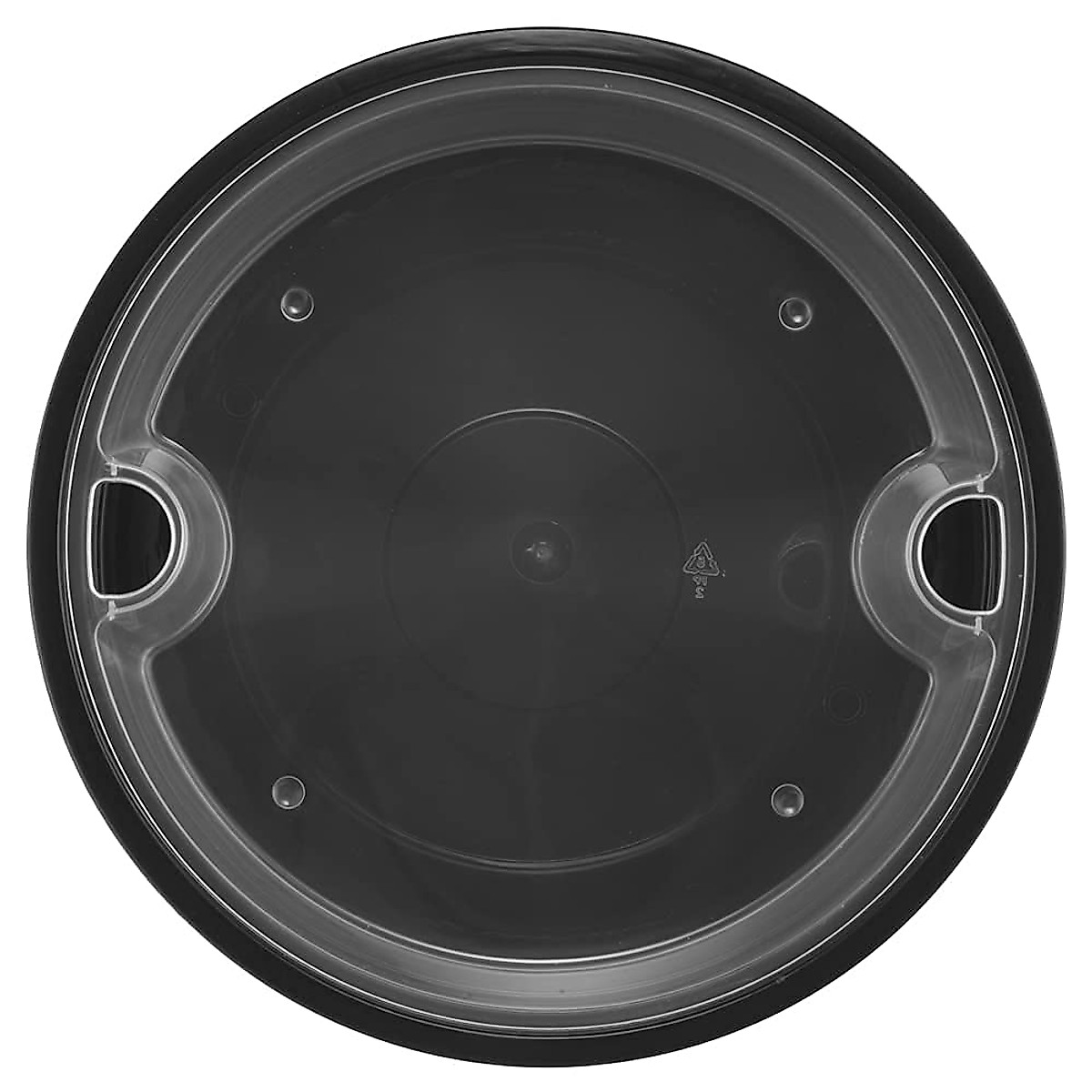 TIYA Food Takeout Bowl Inserts - Plastic Tier Separator for To-Go Containers - Fits Large 50oz Bowls - Separates Noodles and Other Ingredients from Soup Broth (Bulk 240 Pack)