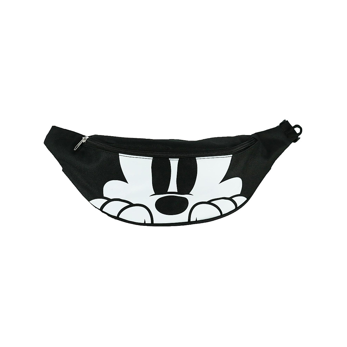 Disney Mickey Mouse Double Pocket Fanny Waist Pack, Black