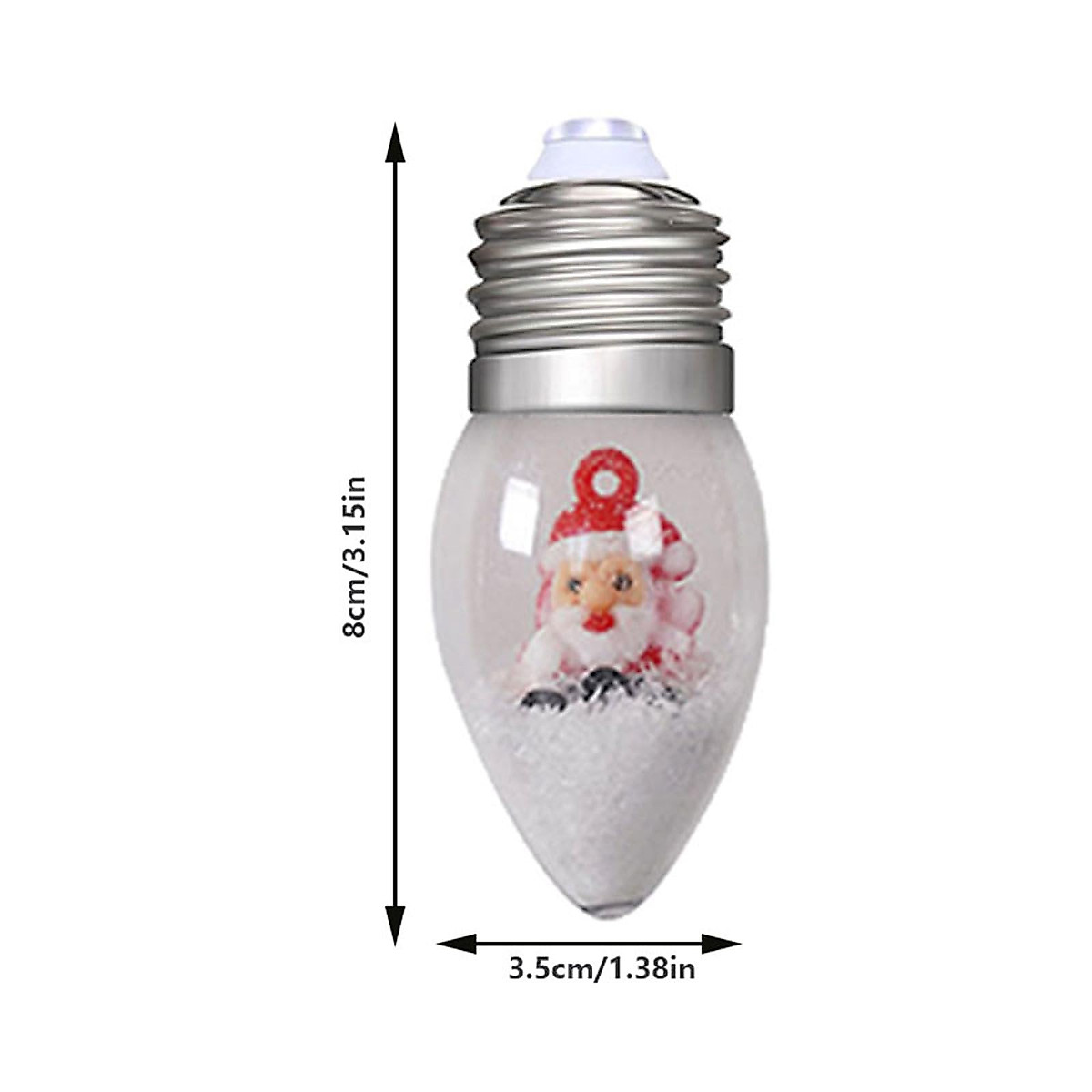 MDNZCTH Christmas LED String Lights Colored Snowman Santa Lights String Christmas Tree Decoration Bulbs Hanging Lighting Christmas String Lights