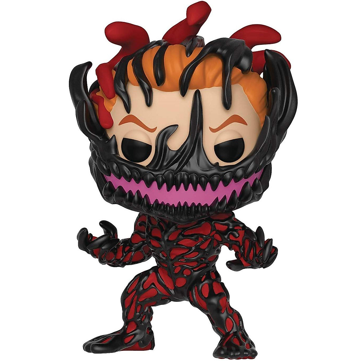 POP Marvel: Venom - Carnage Cletus Kasady Funko Pop! Vinyl Figure (Bundled with Compatible Pop Box Protector Case), Multicolored, 3.75 inches