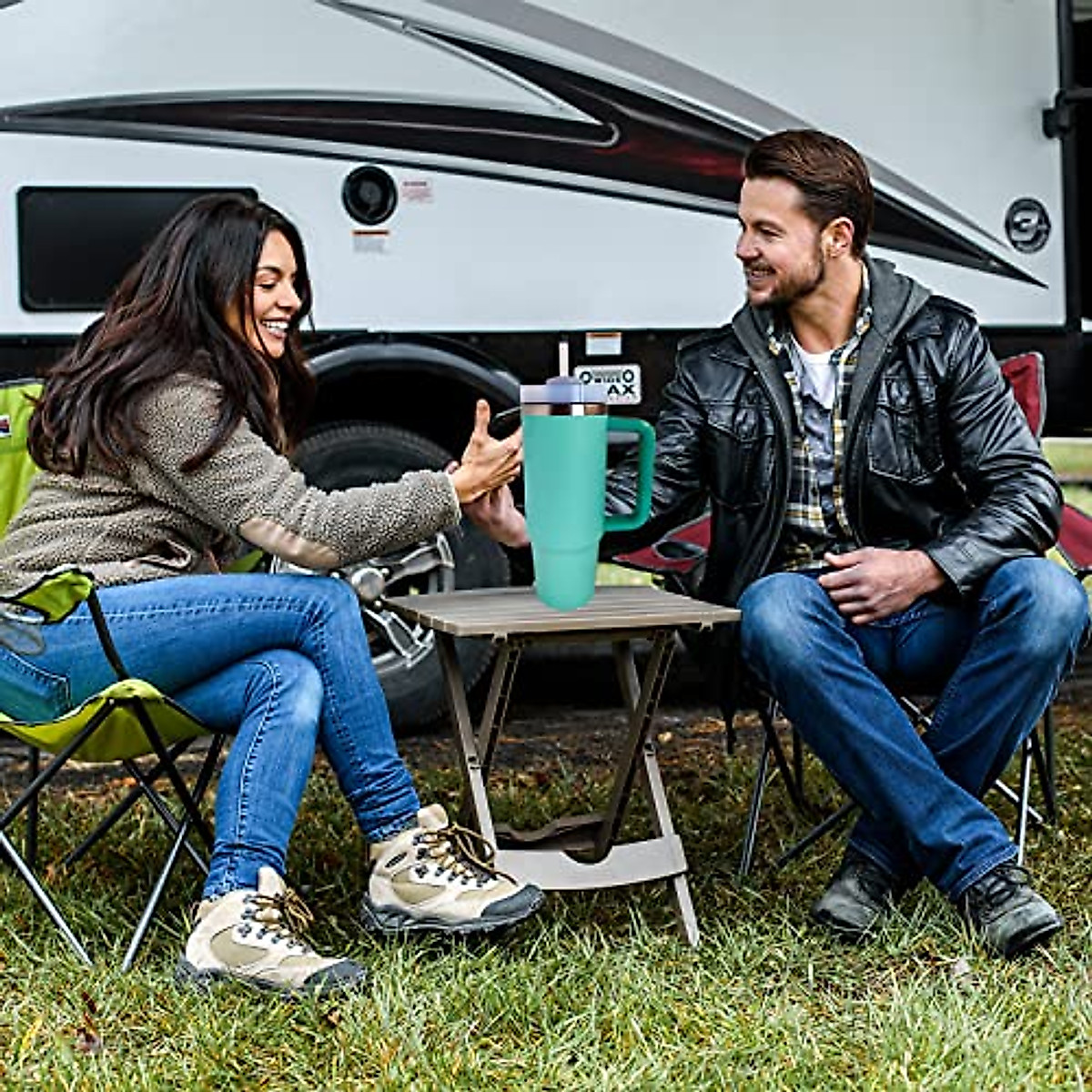 30 oz Tumbler with Handle and Straw Lid for Water, Double Wall Vacuum Sealed Stainless Steel Insulated Tumblers, Travel Cup for Hot and Cold Beverages, Travel Coffee Mug；