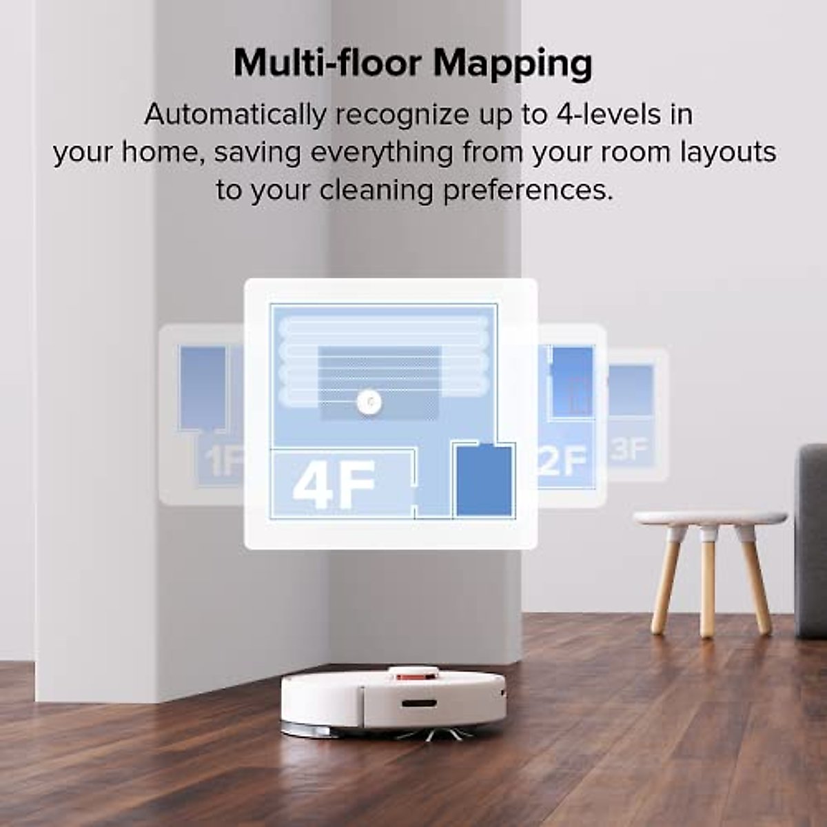 roborock S6 Pure Robot Vacuum and Mop, Multi-Floor Mapping, Lidar Navigation, No-go Zones, Selective Room Cleaning, 2000Pa Suction, Wi-Fi Connected, Alexa Voice Control (Black)