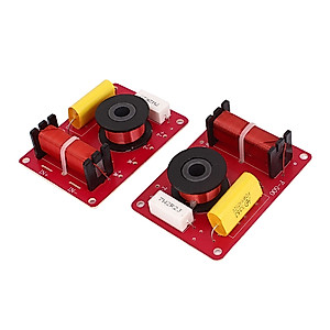 uxcell 2 Pcs 100W 2-Way Speaker System Audio Crossover Filters Frequency Distributor