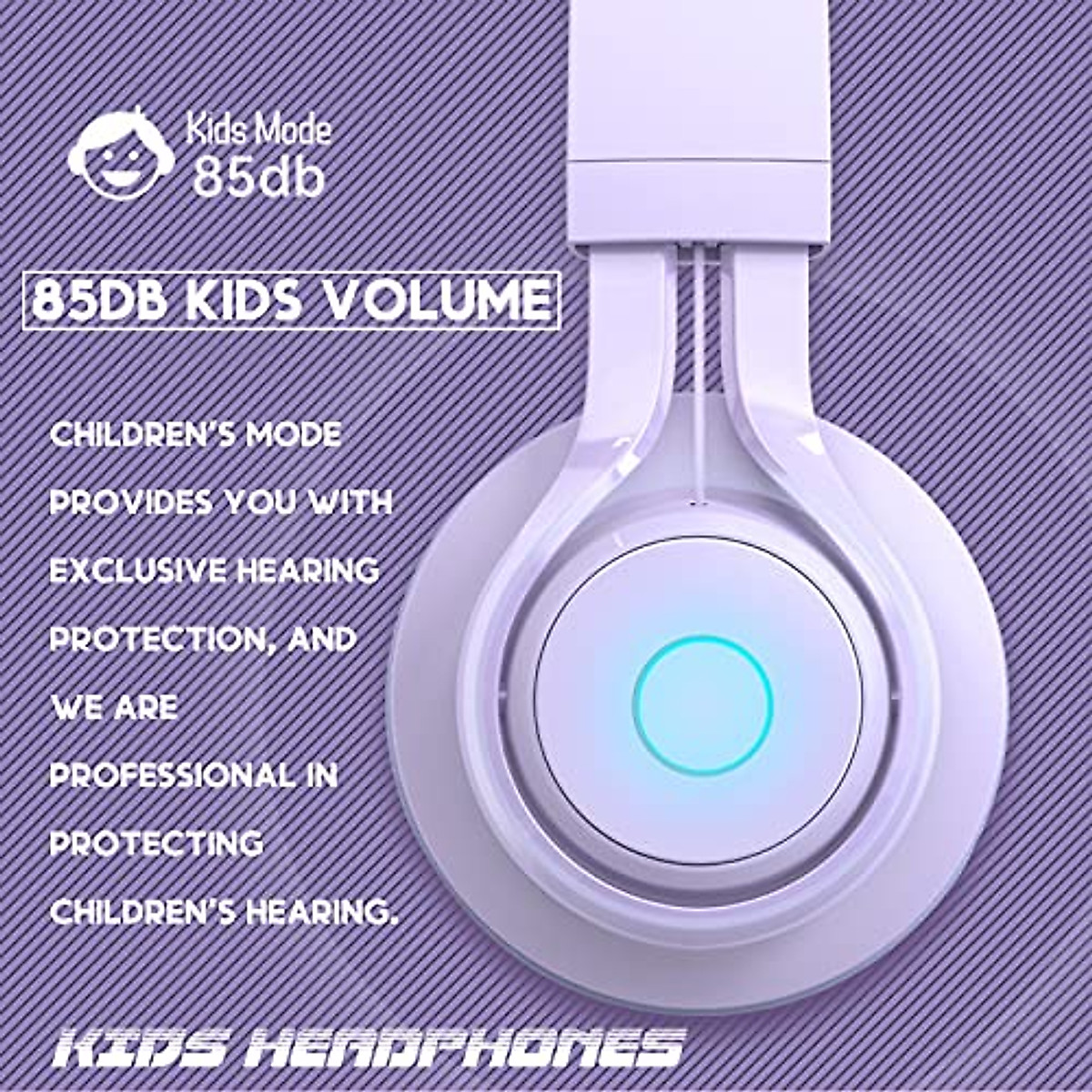 Kids Headphones Kids Bluetooth Headphones Wireless Wired Headphones Noise canceling Headphones for Kids for School Noise Cancelling Headphones for Kids