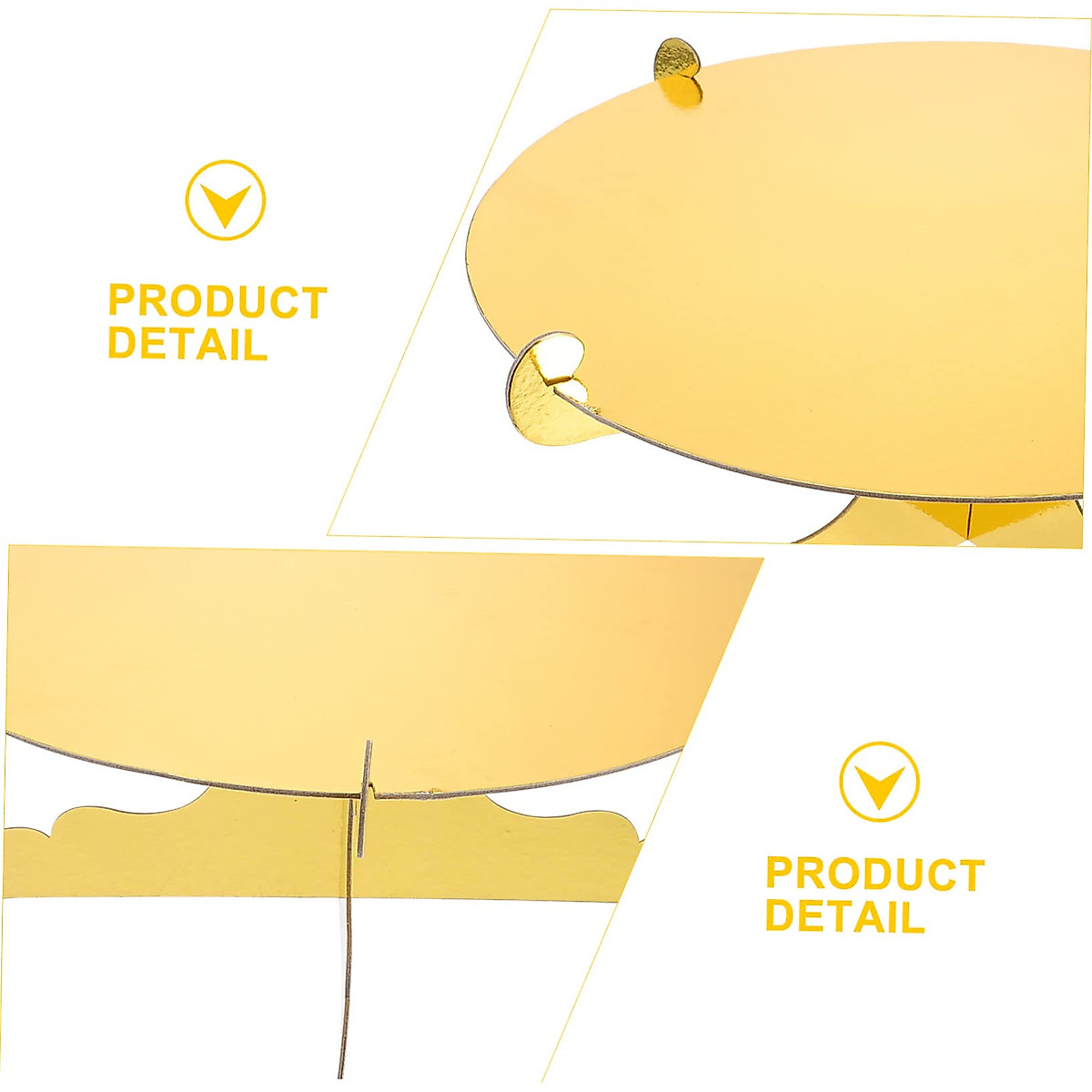 GRIRIW 2pcs Paper Cake Stand Cake Display Rack Snack Candy Stand Tiered Cake Stand Cardboard Cake Tower Round Cake Pans Mini Cakes Fruit Candy Display Cupcake Stand Paper Cup Round Paper