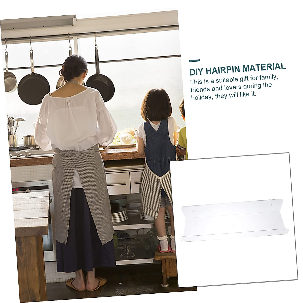 Cabilock 3pcs Shelf Wall Mounted Acrylic Rack Storage -Mounted Mounted Hanging Rack