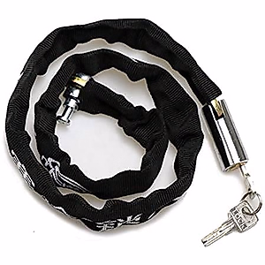 Bicycle Chain Lock, Portable Bicycle Anti-Theft Lock, Mountain Bike Lock, Electric Bike Lock, Motorcycle Lock, 90Cm