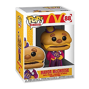 Funko Pop! Ad Icons: McDonald's - Mayor McCheese, Multicolor, 4.5 inches