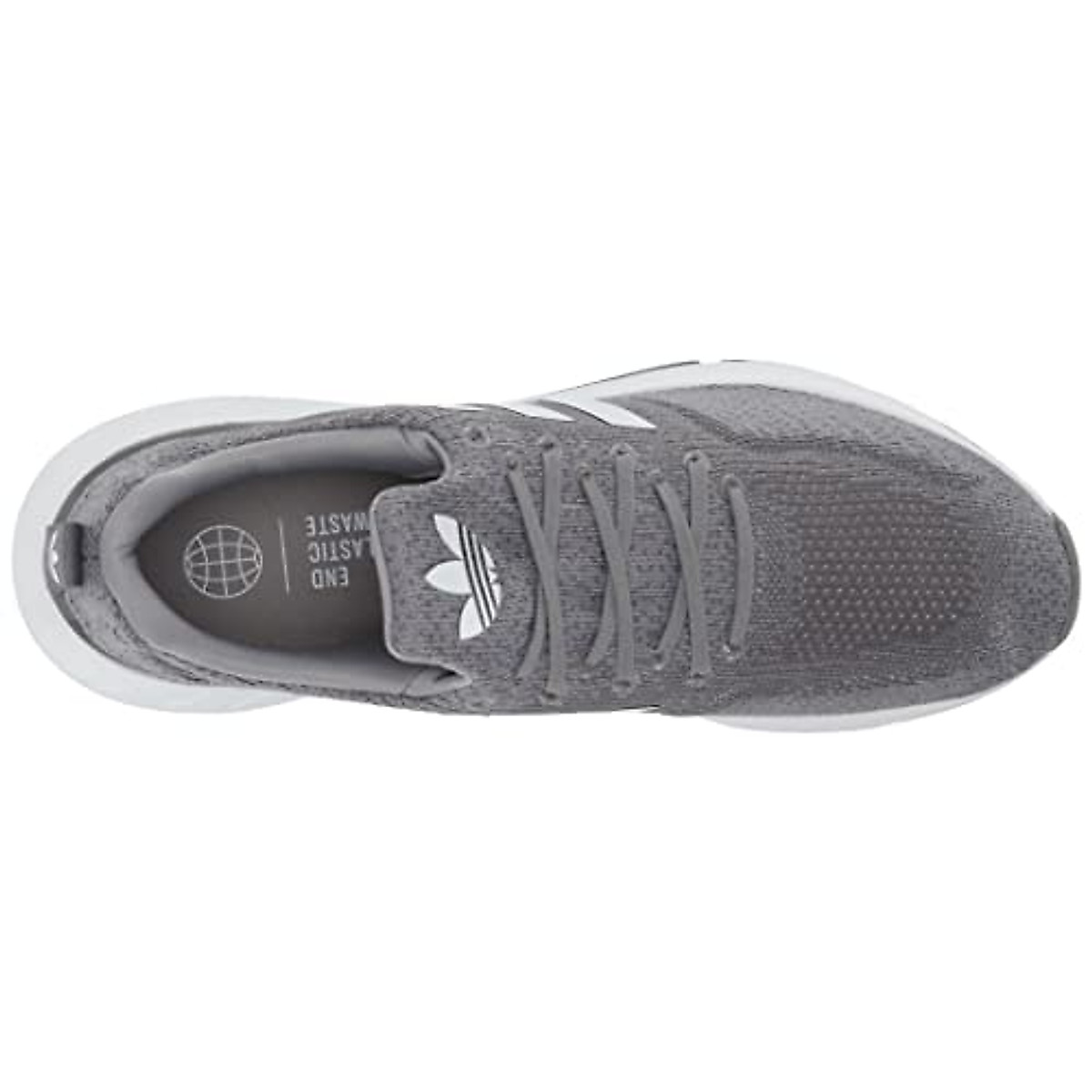 adidas Men's Swift Run 22 Sneaker, Grey/White/Grey, 10