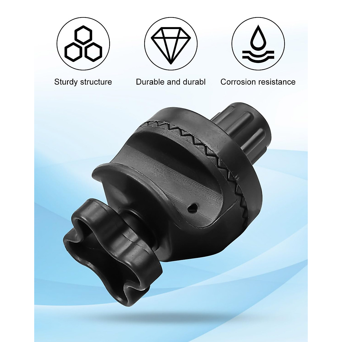 Outdoor Porch Patio Swings Plastic Fittings to Attach Canopy Frame to Swing Frame, 2 Pack