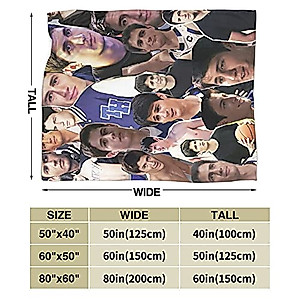 Blankets Nathan Scott Collage Soft and Comfortable Warm Fleece Throw Blankets Yoga Blankets Beach Blanket Picnic Blankets for Sofa Bed Camping Travel