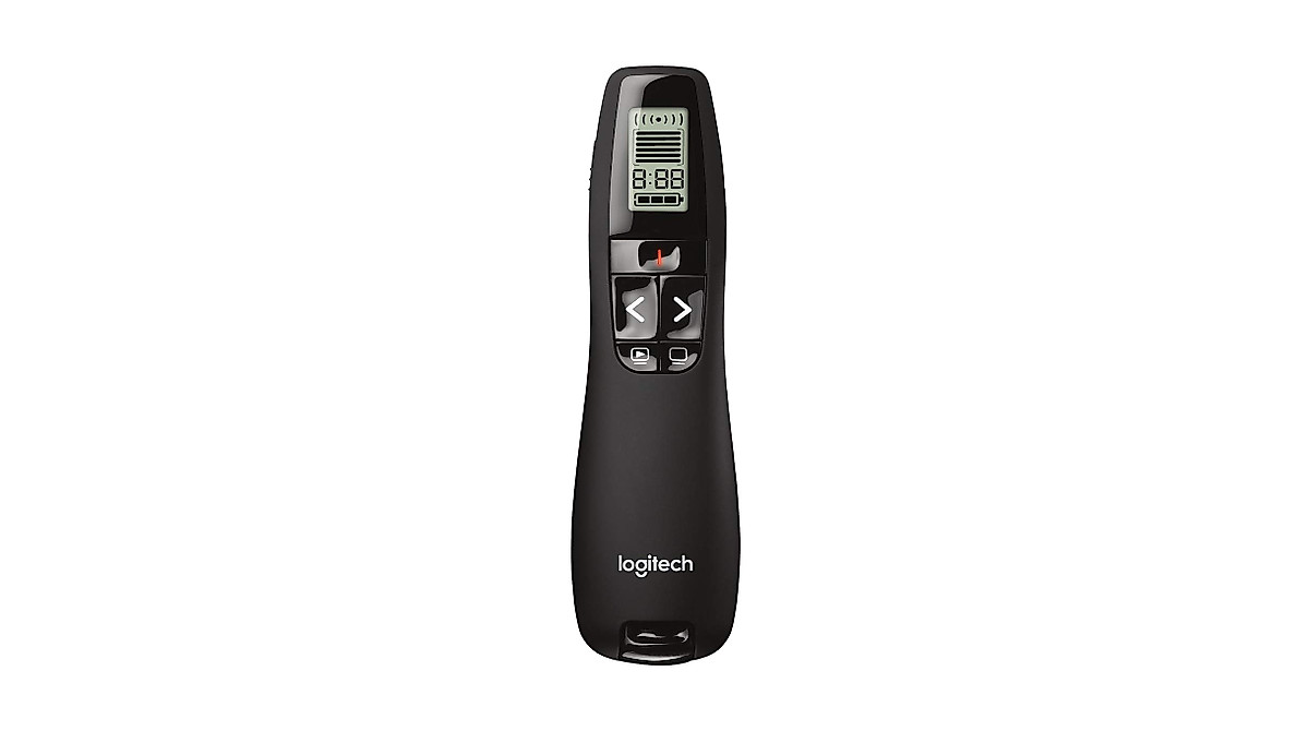 Logitech R800 Wireless Presenter with Green Laser & LCD Timer
