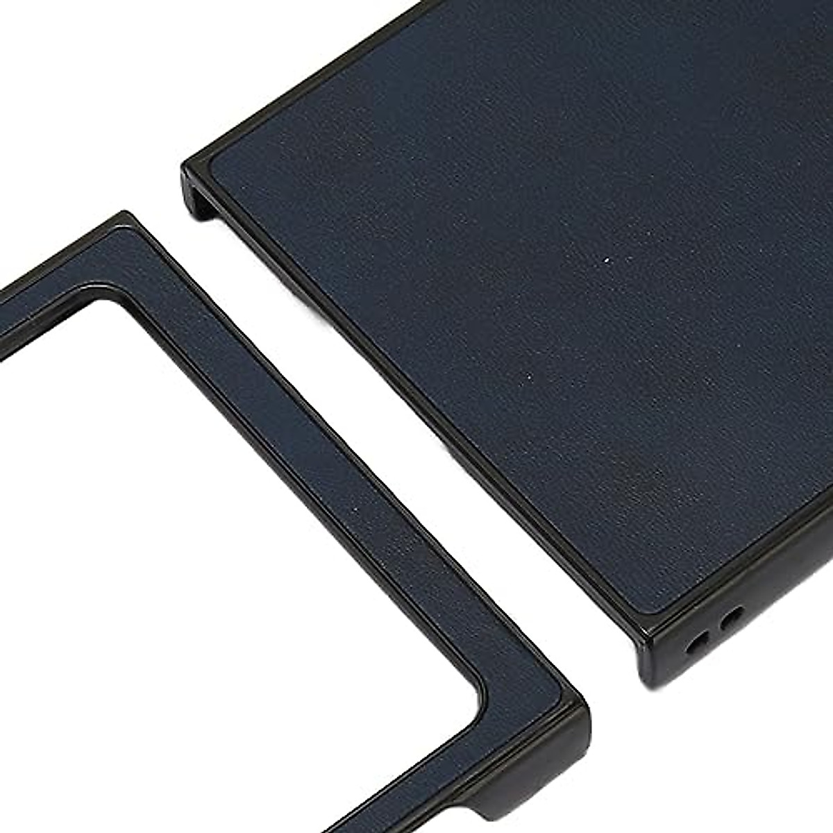 Shockproof Wear Resistant Phone Case for Samsung Galaxy Z fold 5 Case, Synthetic Leather Flip Phone Cover for Samsung Fold 5 (Two Color Blue Cowhide Grain)