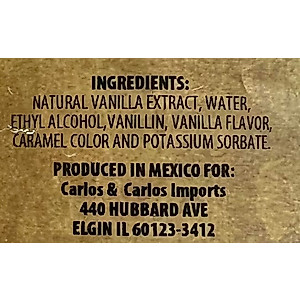 Authentic Clear Mexican Vanilla Totonacs 33.2 Oz (1 liter bottle)