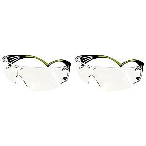 3M SF401AF SecureFit 400 Series Protective Eyewear, Clear Lens, Anti-Fog