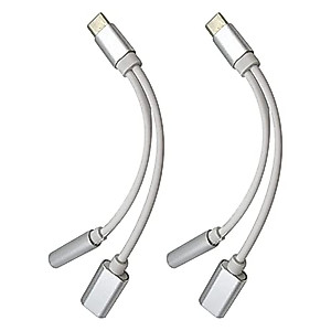 GRABOTE 2X Performance USB Type C to 3.5mm Aux Audio Charging Cable Adapter Splitter Headphone Jack