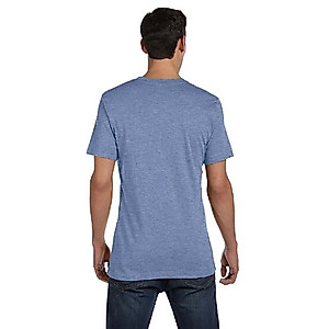Bella+Canvas Unisex Jersey Short Sleeve Tee, Heather Blue, Large