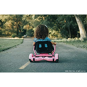 Hoverboard Seat Attachment Go Kart Accessories Conversion Kit, Transforming Self Balancing Scooter into Go-Kart, Adjustable Frame, Fits Kids to Adults, Compatible for 6.5'' 8'' 10'', Blue