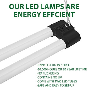 BBOUNDER 4 Pack Linkable LED Utility Shop Light, 4 FT, 4000 LM, 48 Inch Integrated Fixture for Garage, 40W Equivalent 250W, 5000K Daylight, Surface + Suspension Mount, Black