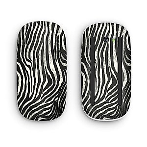 Design Skinz Real Vector Zebra Print Vinyl Decal Compatible with The Apple Magic Mouse 2 (Wireless, Rechargable) with Multi-Touch Surface