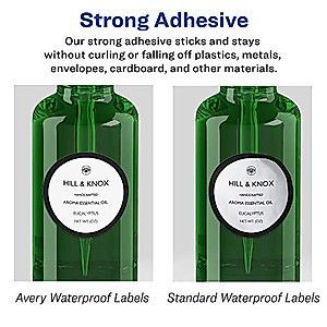 Avery Durable Waterproof Round Labels with Sure Feed, 1-5/8" Diameter, 200 Oil and Tear-Resistant Waterproof Labels, Print-to-The-Edge, Laser/Pigment-Based Inkjet Printable Labels