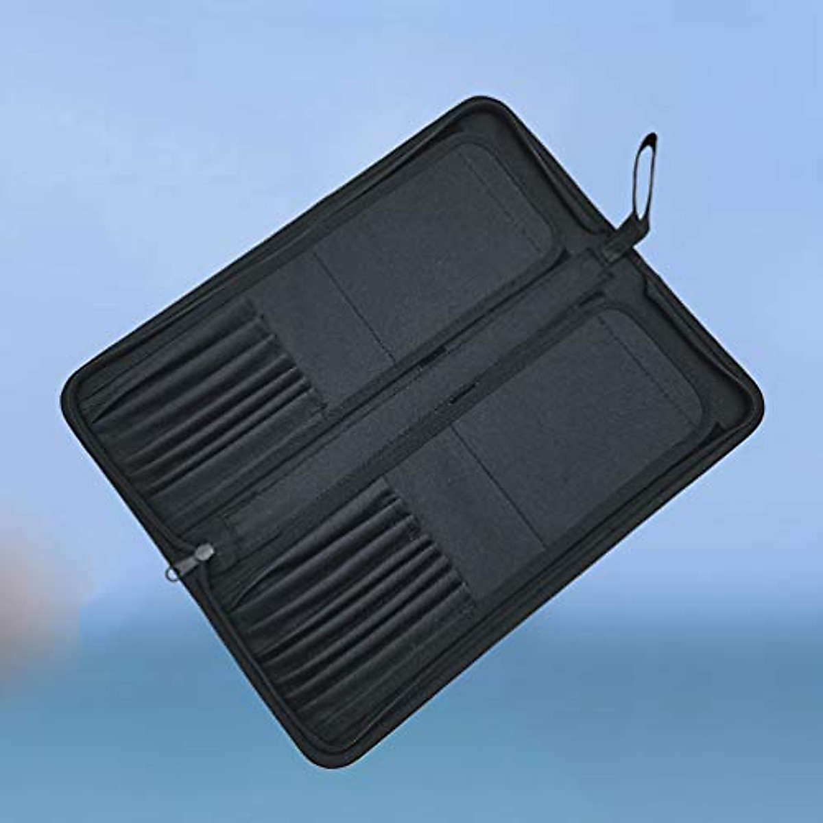 NUOBESTY Pencils Roll Canvas Brush Wrap Rollable Pouch Pen Art Paint Brush Holder Storage for Students Artist