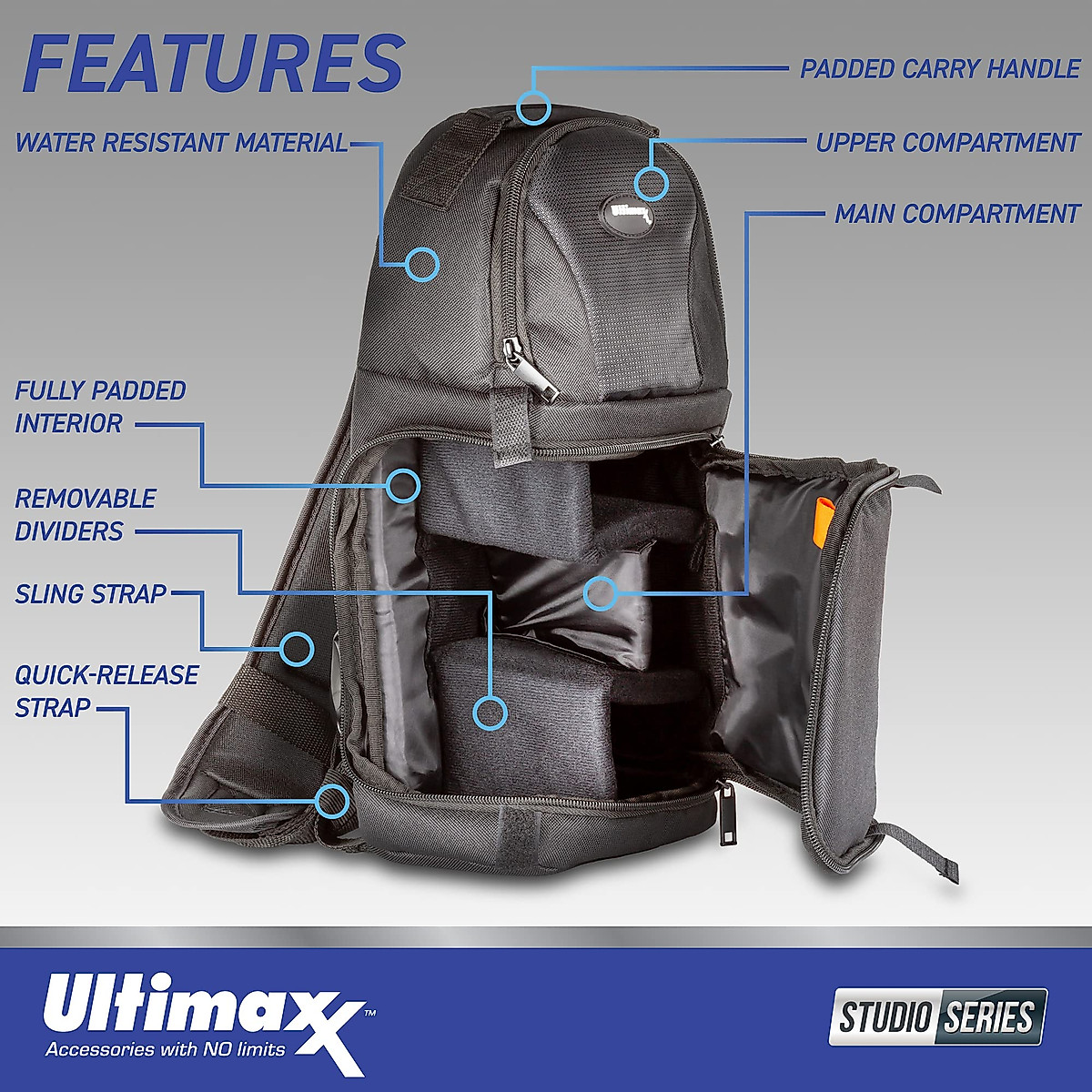 Ultimaxx Advanced Ricoh GR III Digital Camera Bundle (Diary Edition) - Includes: 128GB Ultra Memory Card, 2X Spare Batteries, Selfie Stick, Water-Resistant Camera Backpack & Much More (23pc Bundle)