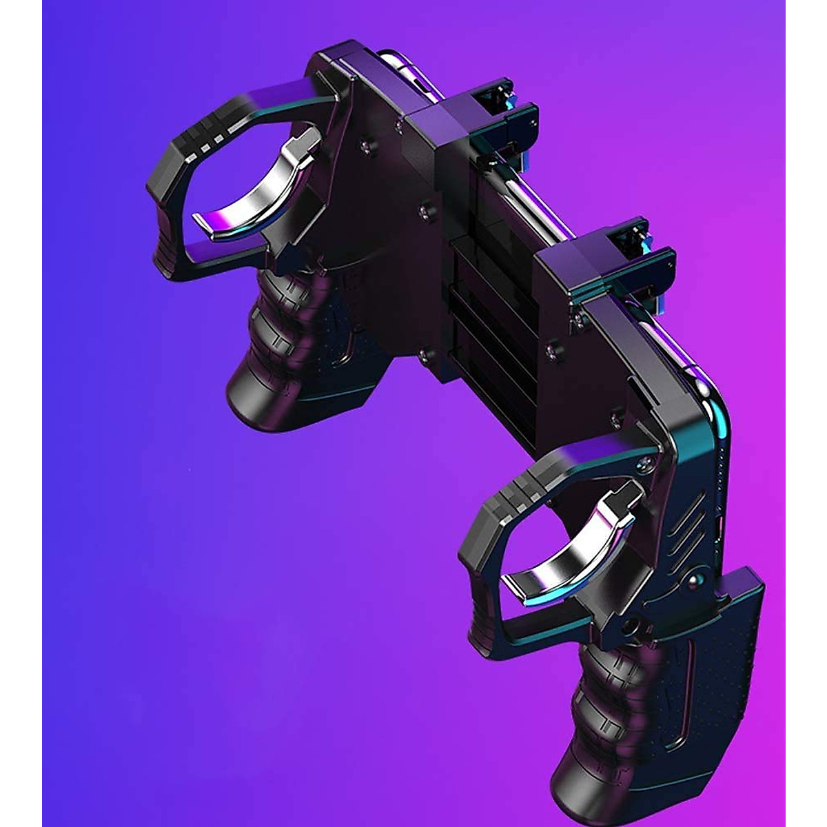 Mobile Game Controller L1R1 Triggers [ 2 Finger ], FPS or Battle Royale Controller Gaming Grip Joystick Gamepad, Shoot Aim Keys for 4.7-6.5" Android/iOS Phone