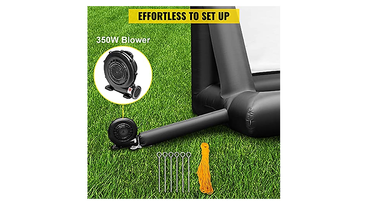 VEVOR 24FT Inflatable Movie Screen for Outdoor Cinema & Events