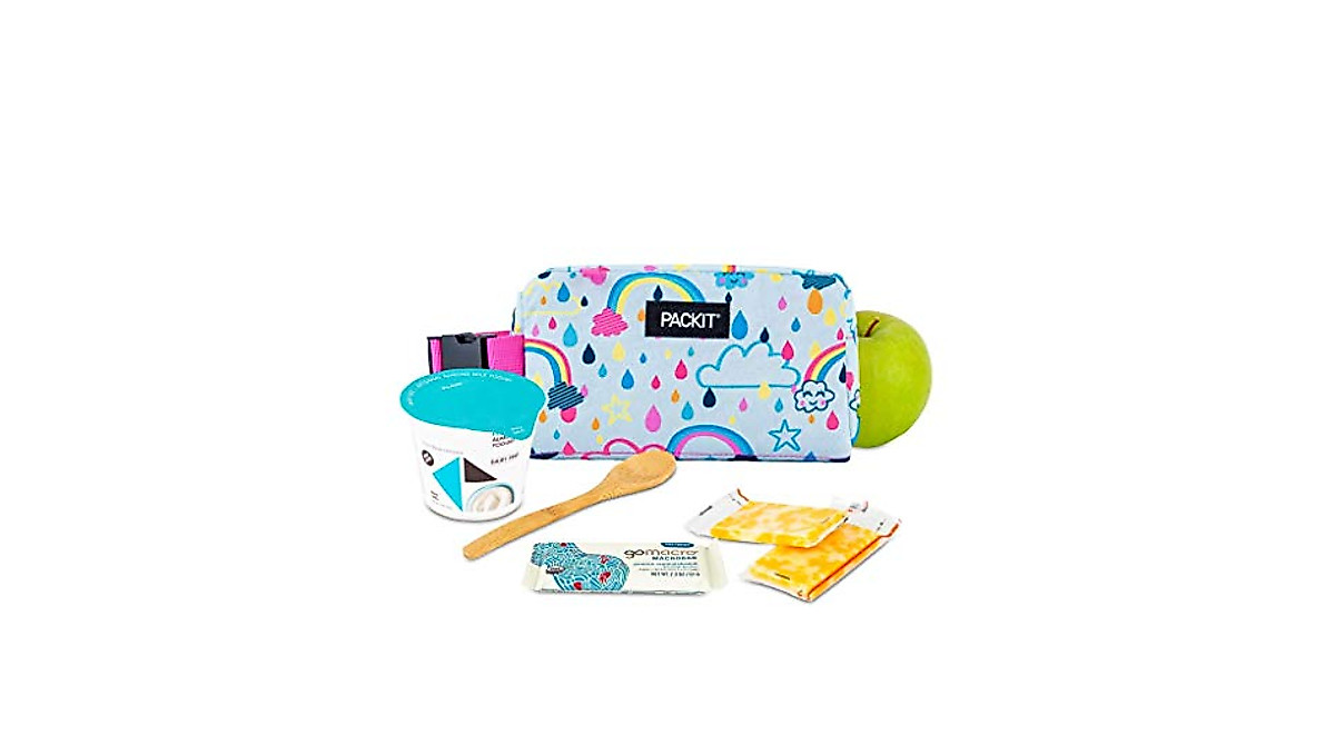 PackIt Freezable Snack Box Rainbow Sky - Keep Food Cool on the Go