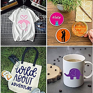 SPECUT XINPOCUT infusible Transfer Ink Sheets(21pcs/Set, 4.5'x12') - Solid Color Paper Sublimation for Cricut Mug Press, Silhouette Cameo or Heat Press Machine Sheets T-Shirts Bag