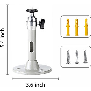 Boewill Mini Ceiling Wall Projector Mount Stand 360° Rotation Tripod Mount Compatible with Most Mini Projectors Digital Camera Camcorder (135mm. Grey)