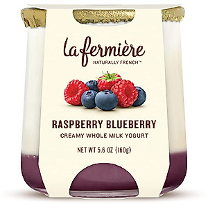 Generic La Fermiere Raspberry Blueberry Yogurt (Pack of 6)