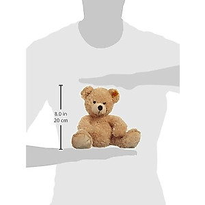 Steiff Fynn In Suitcase Tan, 11 inches