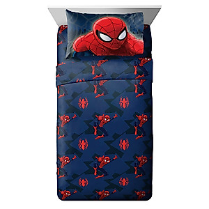 Jay Franco Marvel Spiderman 'Saving The Day' Microfiber 3 Piece Twin Sheet Set