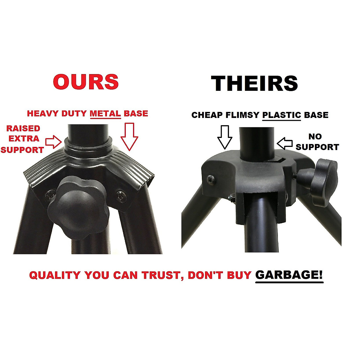 CedarsLink 15FT Portable DJ Lighting Truss/Stand w T-Bar Trussing Stage System W/Updated Wingnut Connection System All Metal Parts No Tools Required